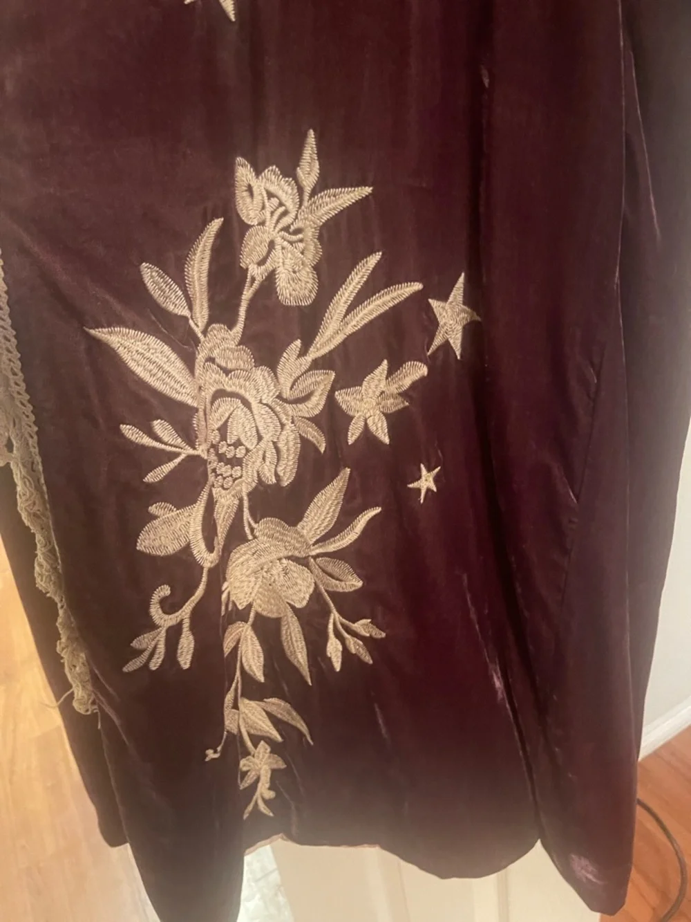 Jaded Gypsy | Jackets & Coats | Jaded Gypsy Embroidered Velvet Duster ...